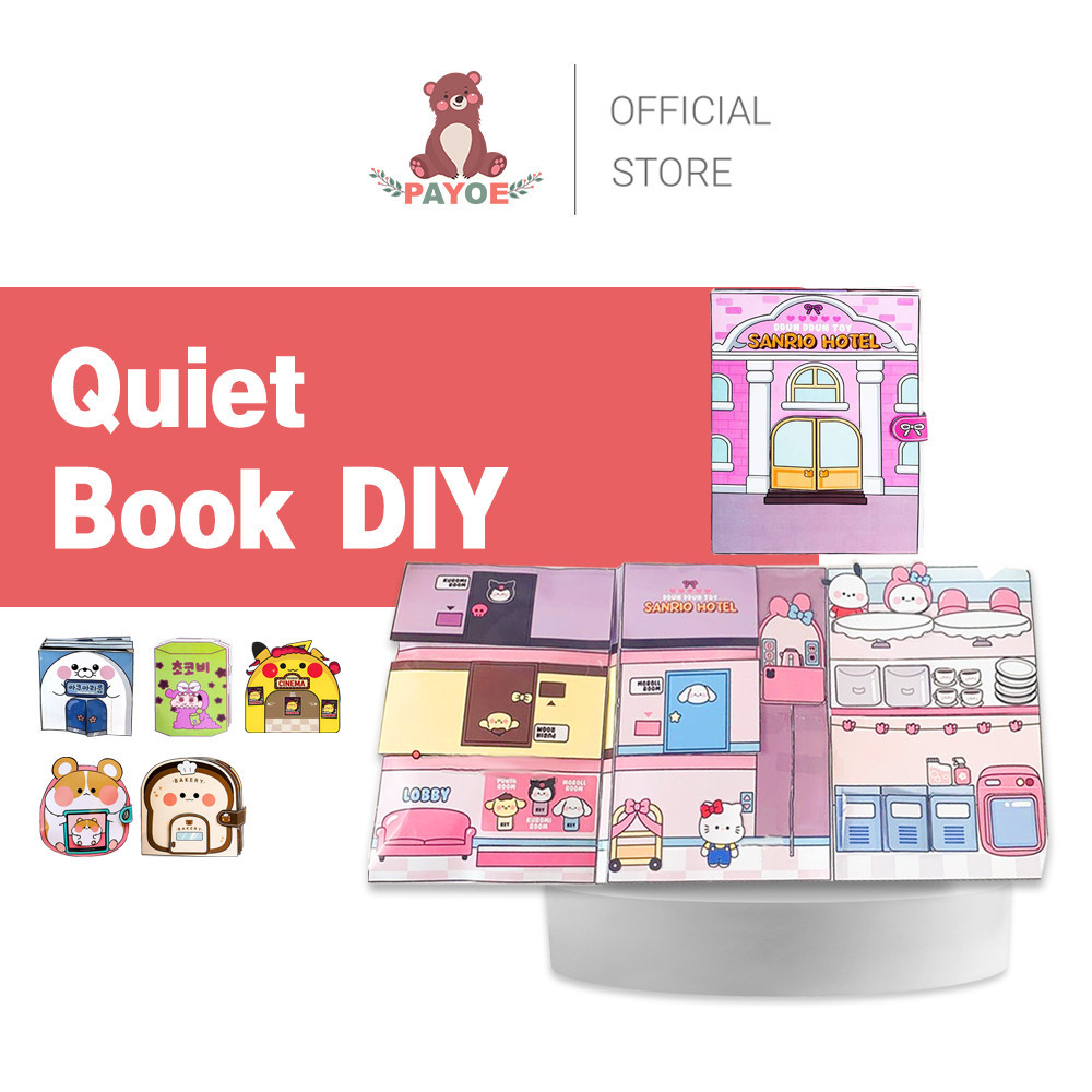 Jual Payoe DIY Quiet Book Anak Mainan Edukasi Aktifitas Busy Cool Book ...