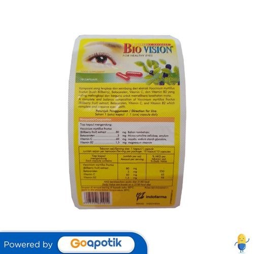 Jual Biovision Strip 10 Kapsul | Shopee Indonesia