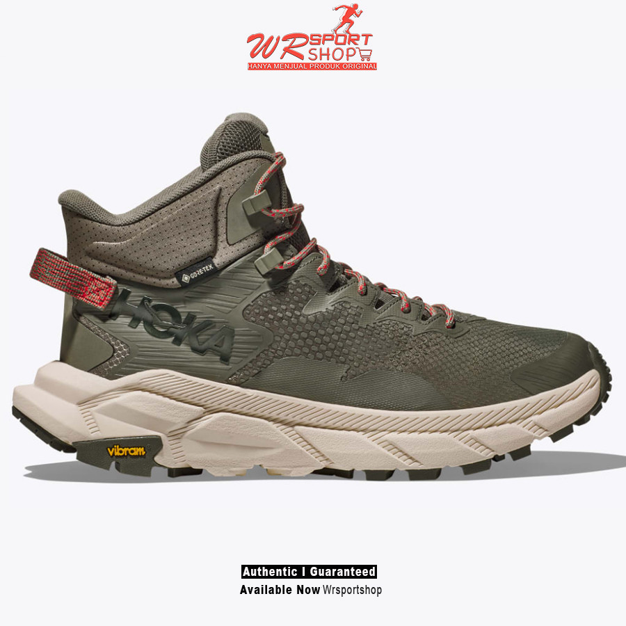 Jual Sepatu Gunung Pria Hoka Trail Code GTX - Slate / Oat Milk ORIGINAL ...