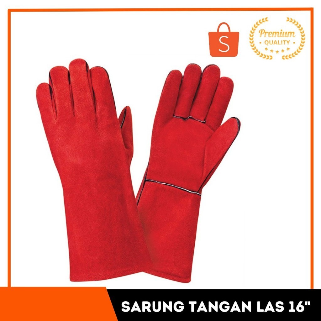 Jual Sarung Tangan Las 16 Inch Sarung Tangan Kerja 16Inch Las Safety ...