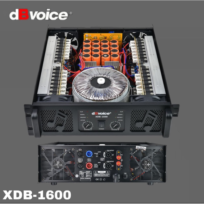 Jual Power dB Voice XDB 1600 Original Amplifier Dbvoice XDB1600 Class ...