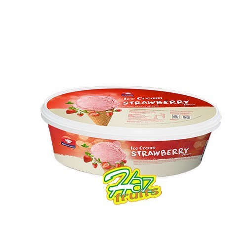 Jual Es Krim Strawberry Diamond 700 Ml | Shopee Indonesia