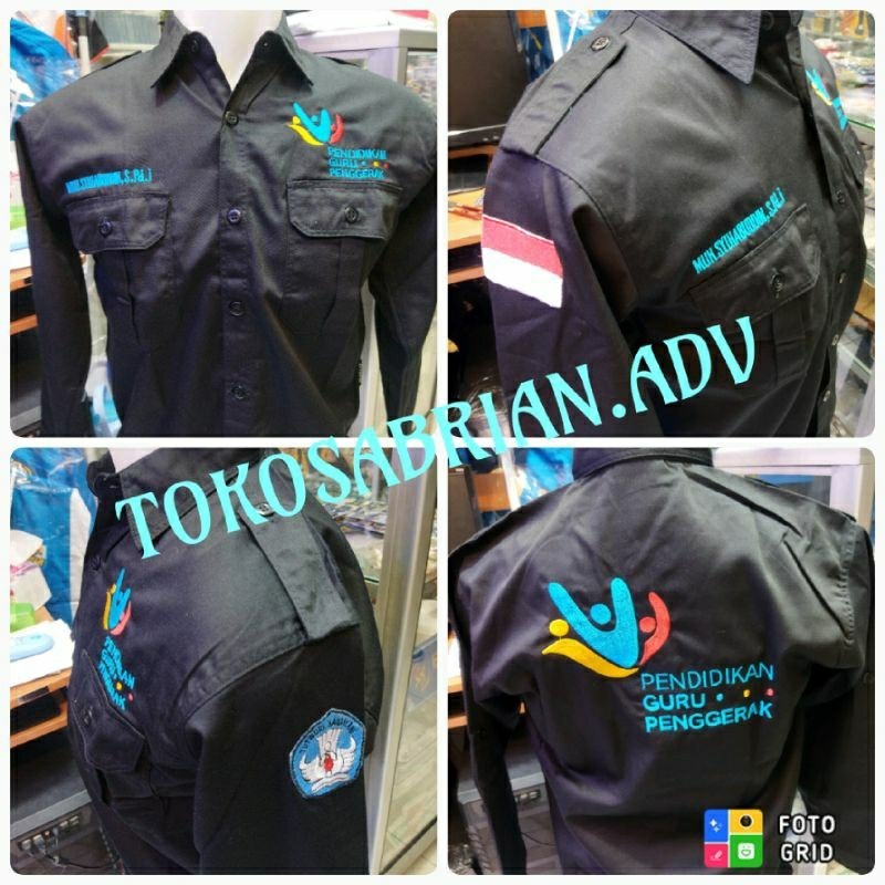 Jual kemeja Guru seragam Pendidikan Guru baju guru pdh guru | Shopee ...