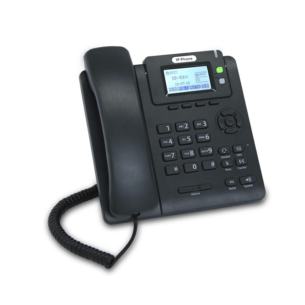 Jual VoIP Phone with POE / SIP Phone 2 SIP lines / IP Desk Phones for ...
