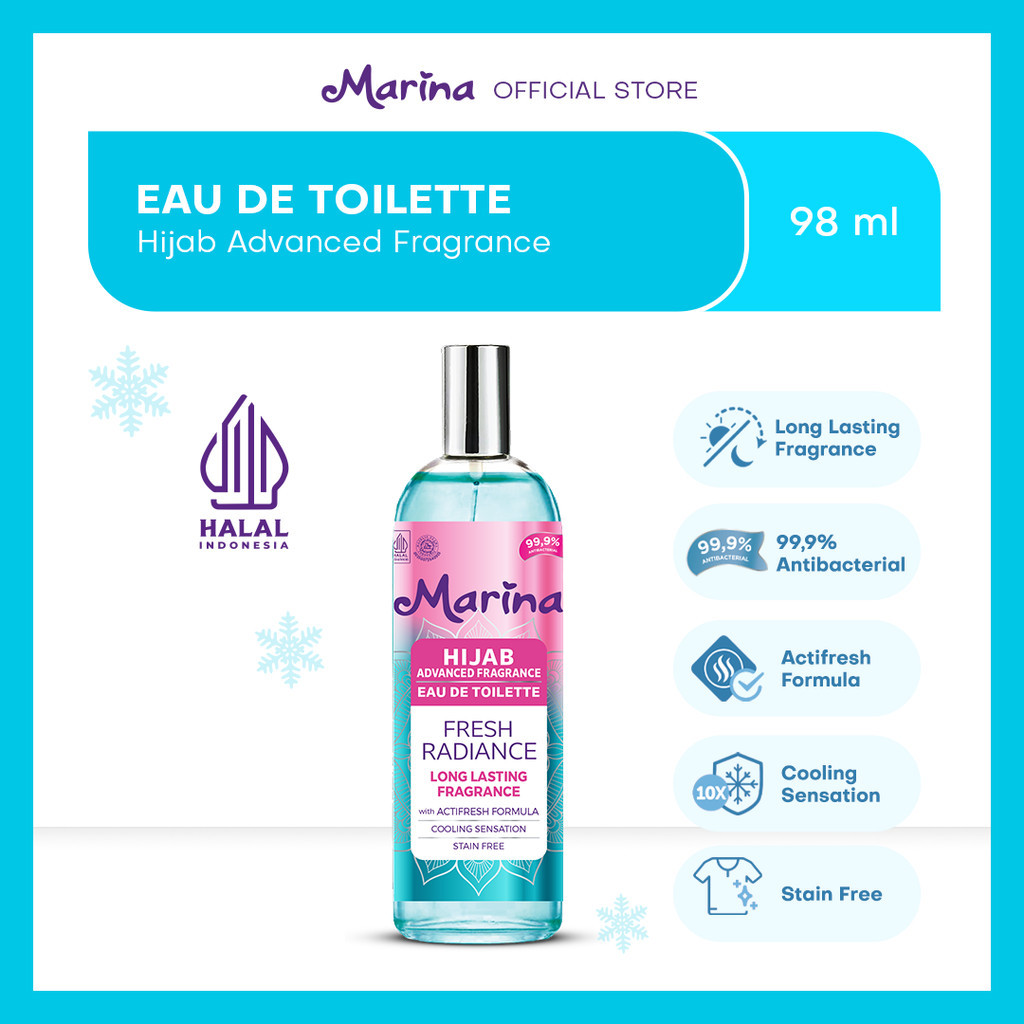 Jual Marina Hijab Advanced Fragrance Eau de Toilette Fresh Radiance ...