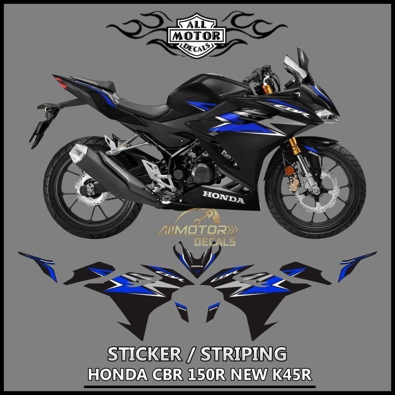 Jual Striping Cbr150r New K45r Tahun 2021 Sampai 2024 / Stiker Honda Cbr 150 r Baru Livery ...