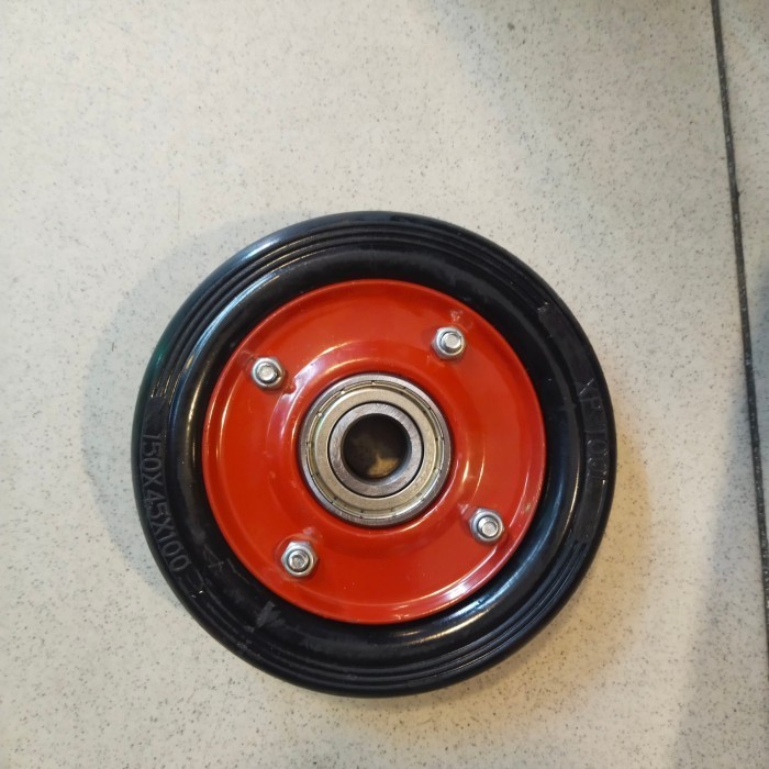 Jual Roda Trolley 6 Inch / Ban Roda Roli 6 Inch / ( 150 x 45 x 100 ...