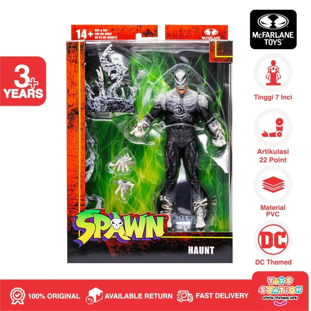 Jual Action Figure Mcfarlane DC Multiverse Spawn Haunt | Shopee Indonesia