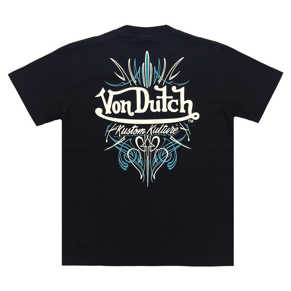 Jual Von Dutch Tshirt 1143 Black | Shopee Indonesia