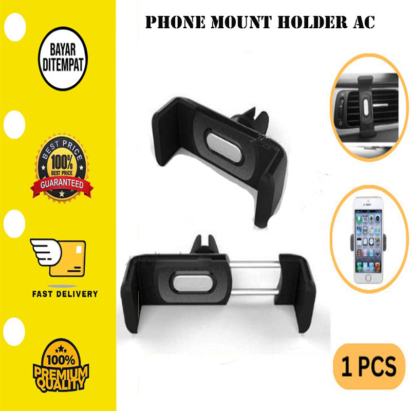Jual Car Holder Mobile Phone Mount Holder AC Aksesoris Interior Mobil ...