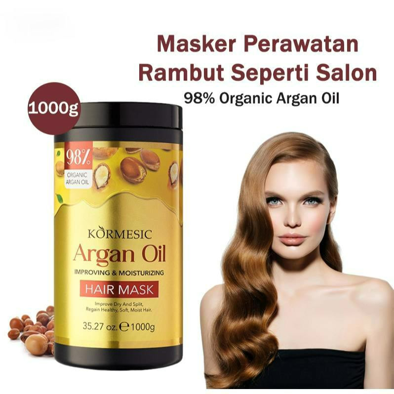 Jual Kormesic Masker Rambut Keratin Kering dan Mengembang with 98% ...