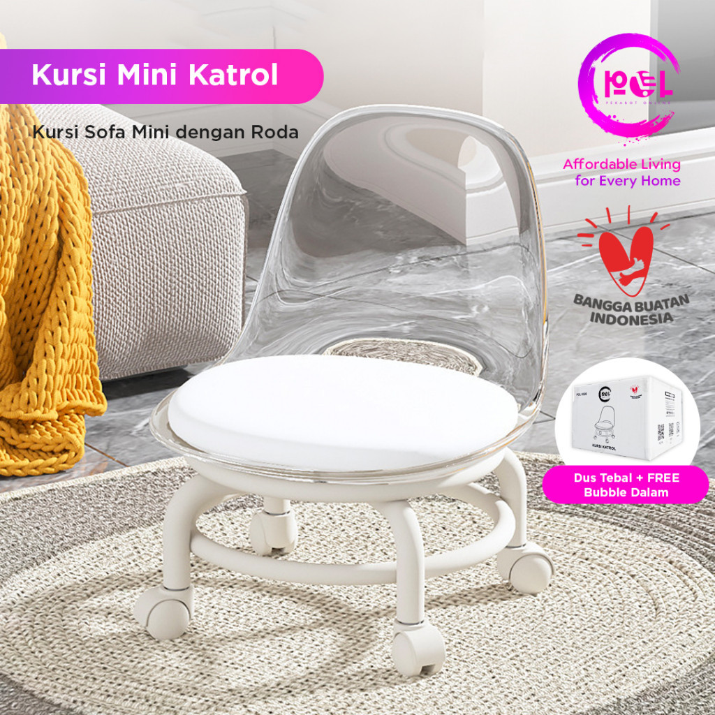 Jual XEE23 [POL] COD Kursi Mini Katrol Dengan Roda | Kursi Stool Anak ...