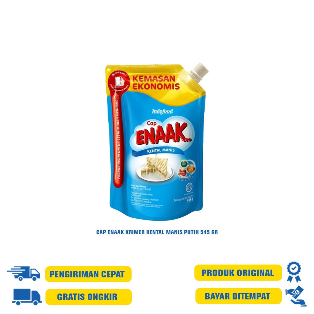 Jual CAP ENAAK SKM PUTIH/COKLAT/6X37GR/370GR/545GR/SACHET/KALENG/POUCH ...