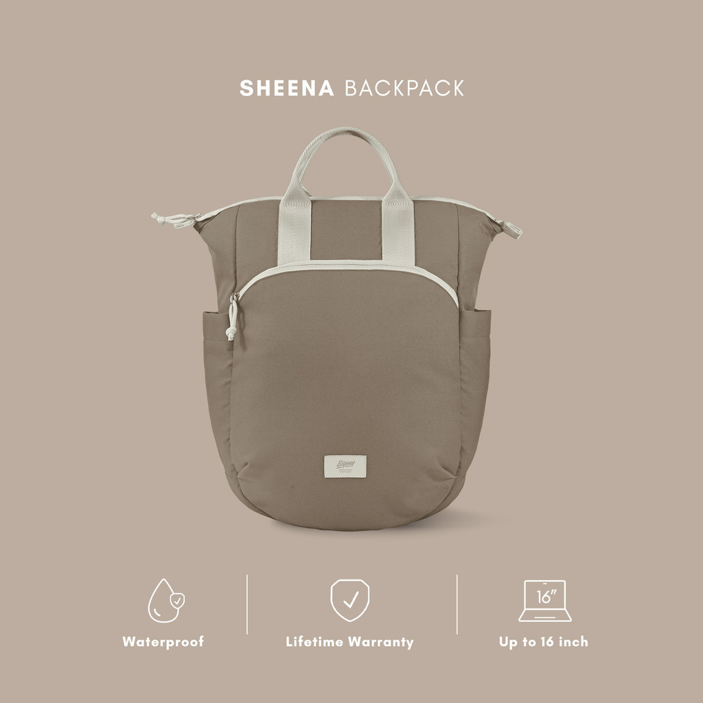 Jual Bigmo Tas Ransel Wanita Water Resistant Water Proof Sheena Grey ...