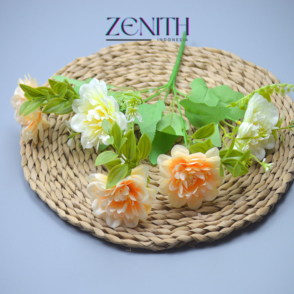Jual Zenith - Bouquet bunga P622 CARNATION Peony Artifisial Dekorasi ...