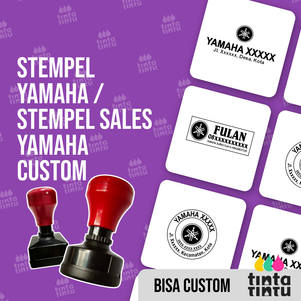 Jual Stempel Yamaha / Stempel Sales Yamaha Custom | Shopee Indonesia