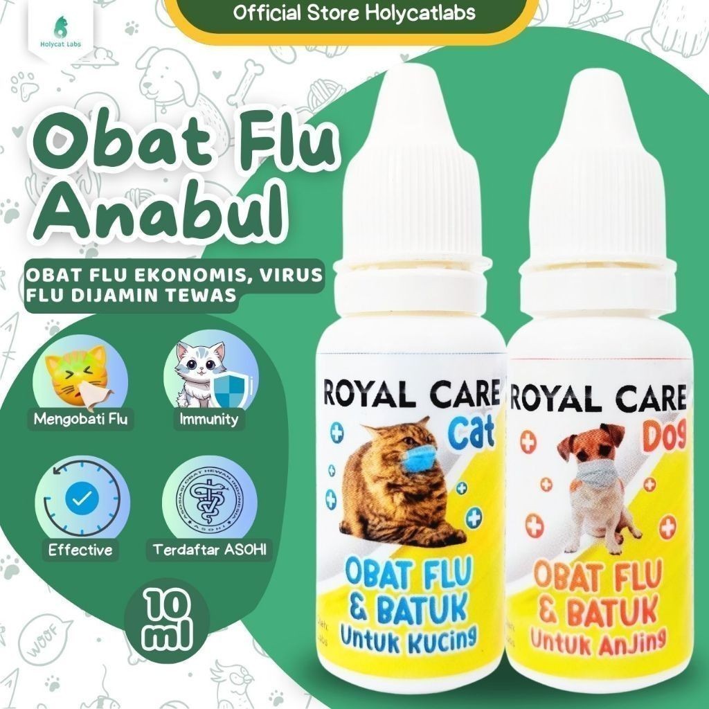 Jual Royal Care Obat Flu Batuk Kucing dan Anjing 10ml - PSID25 | Shopee Indonesia
