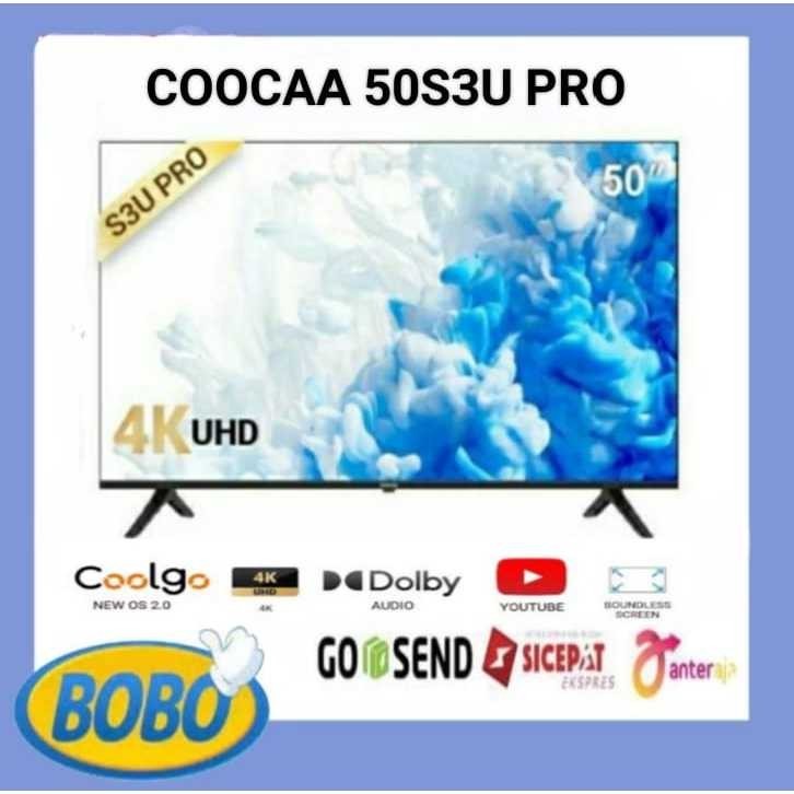 Jual COOCAA 50S3U PRO LED TV 50 Inch Smart TV 4K UHD Dolby Audio 50S3U PRO | Shopee Indonesia