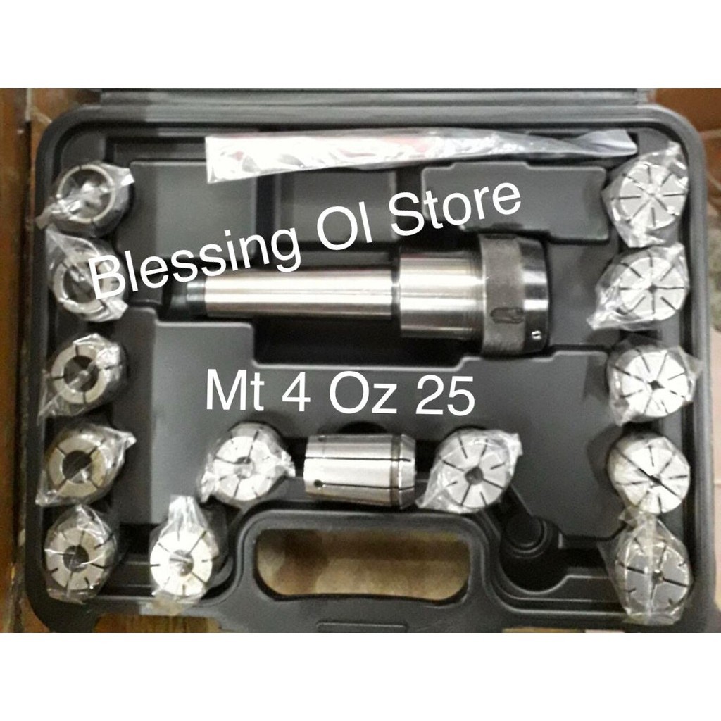 Jual COLET CHUCK MILLING MACHINE/COLET BOR DUDUK MILING MT4 OZ 25 SET ...