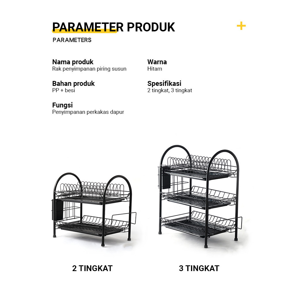 Jual Clearance Sale - Rak Peralatan dapur serbaguna / Rak Piring susun ...