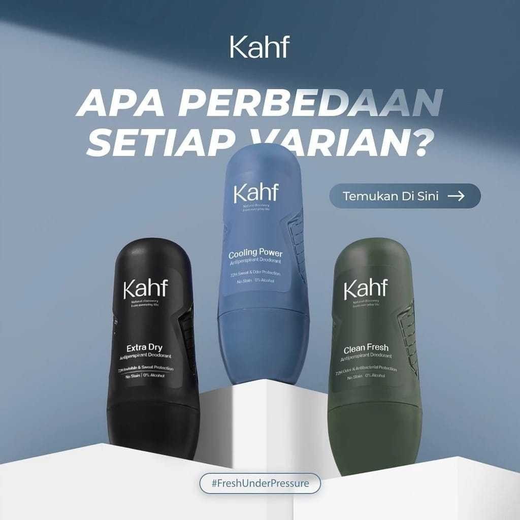 Jual Kahf Deodorant Series |Kahf Clean Fresh Antiperspirant Deodorant ...