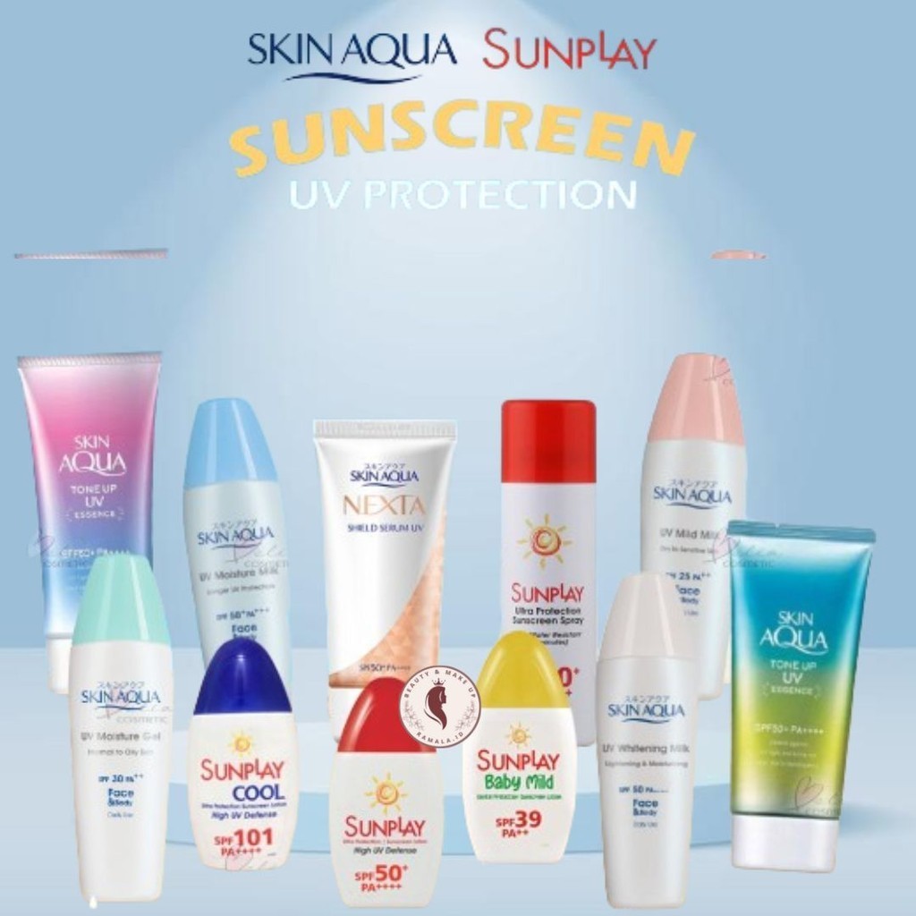 Jual SKIN AQUA Tone Up UV Essence | UV Moisture Milk SPF 50+ PA+++ 40g ...