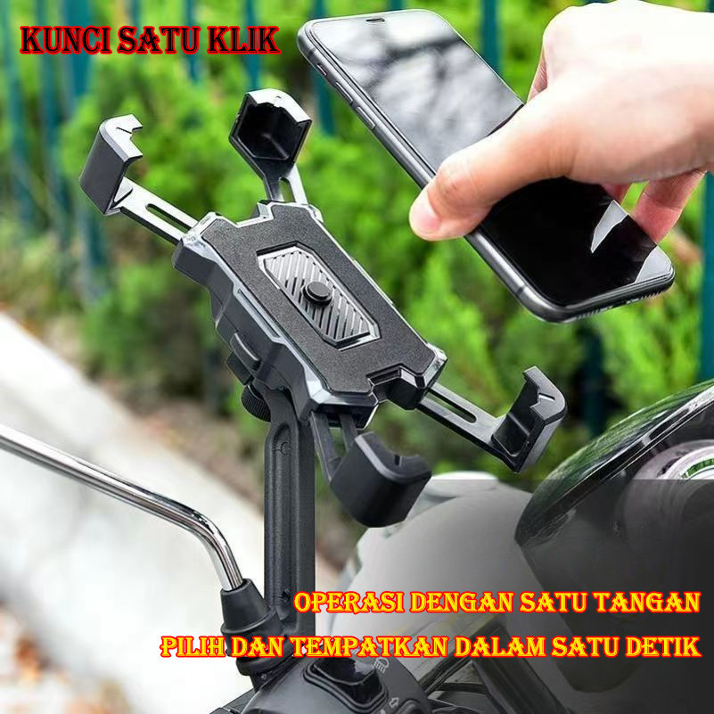 Jual Holder Hp Di Motor/Stand Phone Holder Motor/Bicycle Holder Hp ...