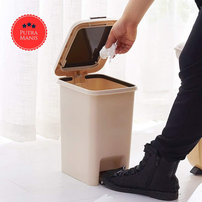 Jual Tempat Sampah Tekan Injak Tong Dengan Tempat Sampah Plastik ...