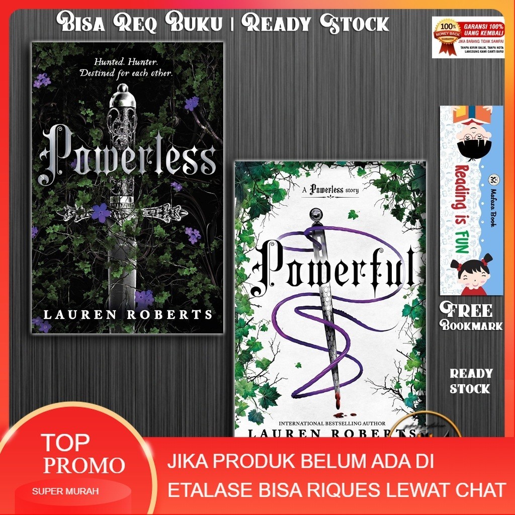 Jual Book The Powerless Trilogy (2 book series) Powerless | Powerful by ...