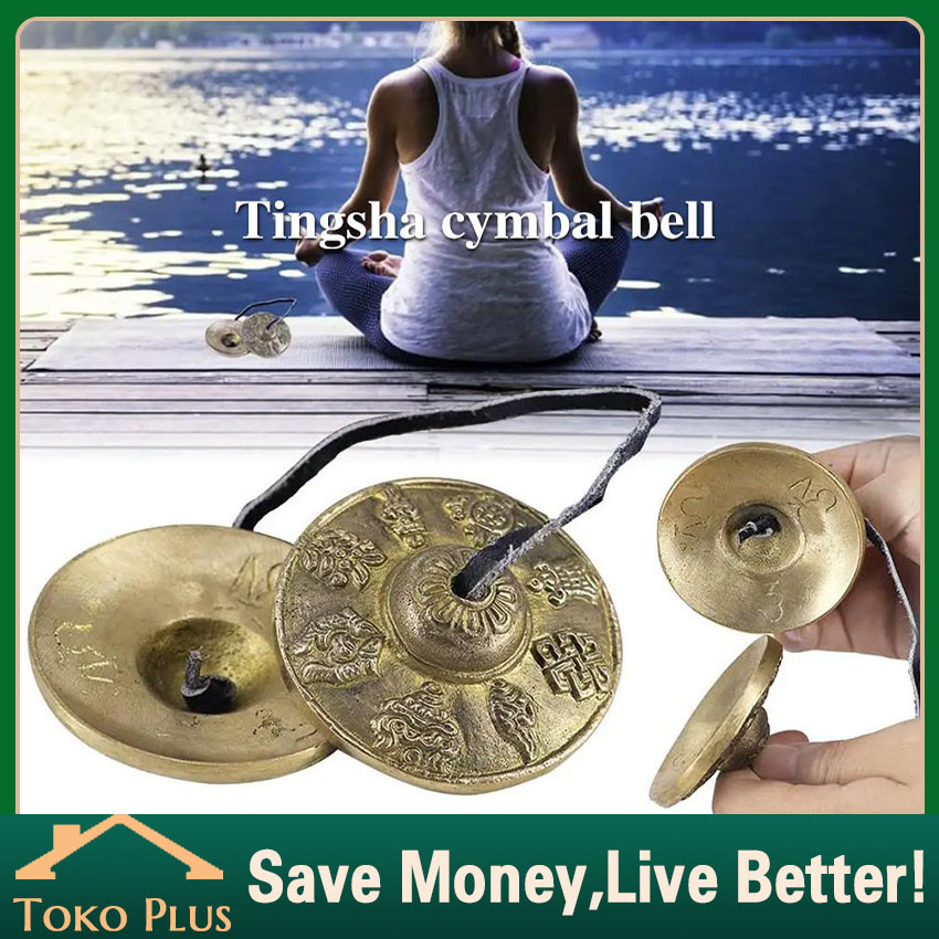 Jual Simbal Bell Keberuntungan Ukuran 2.6in/65mm Tibetan Meditation ...