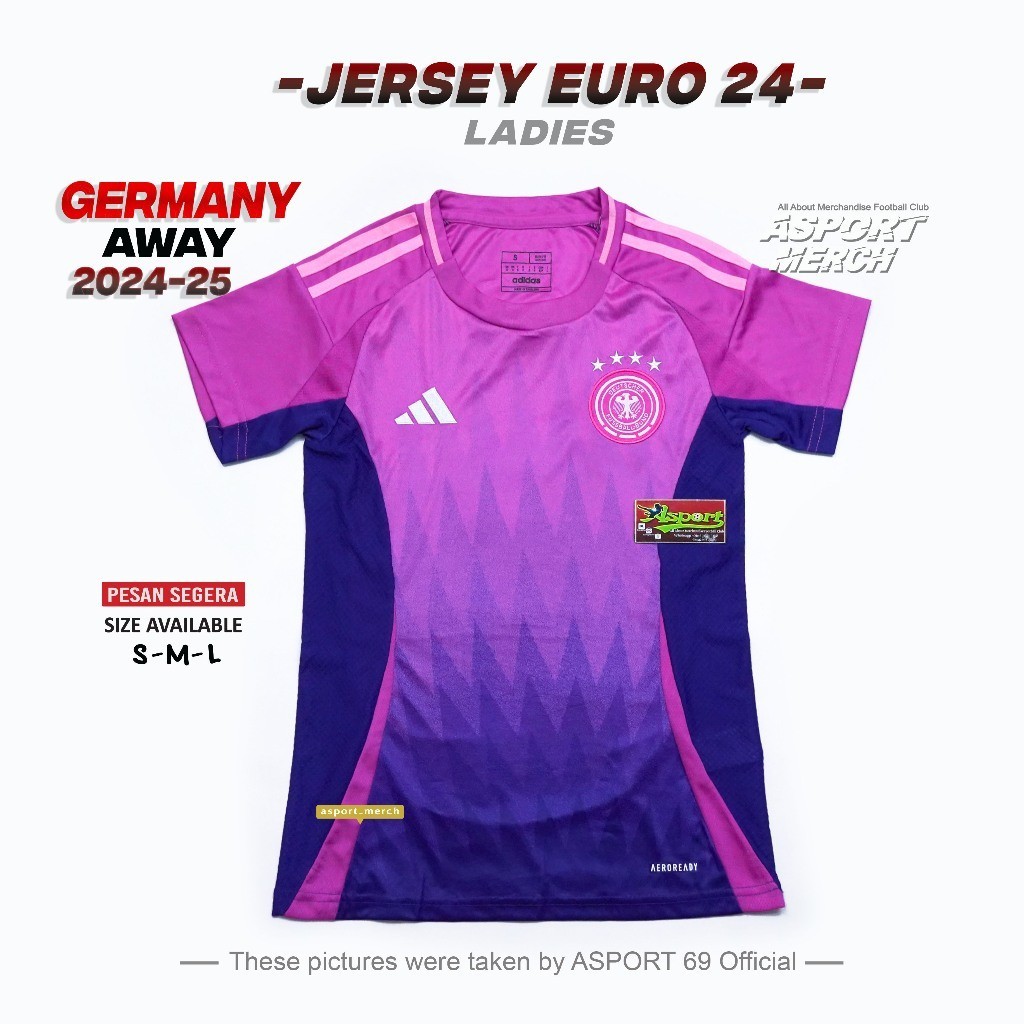 Jual JERSEY LADIES JERMAN AWAY EURO 2024 2025 JERSEY GERMANY CEWEK 24 25 | Shopee Indonesia