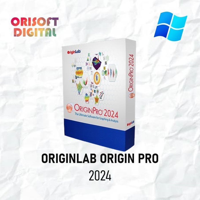 Jual OriginLab Origin Pro 2024 SR1 Full Versi Software data analysis ...