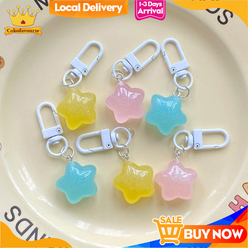 Jual COD Jelly Gantungan Kunci Noctilucent Liontin Keychain Lucu Halus ...