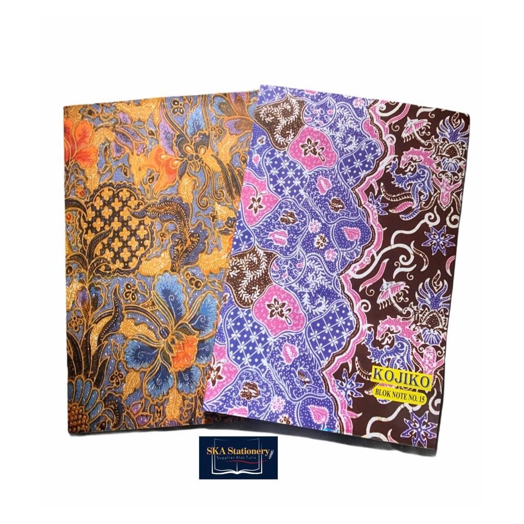 Jual Block Note/Blok Note/Notes Bergaris Batik Kojiko No 15 (Pcs ...