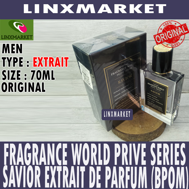 Jual FRAGRANCE WORLD PRIVE SERIES SAVIOR EXTRAIT DE PARFUM MEN 70ML ...