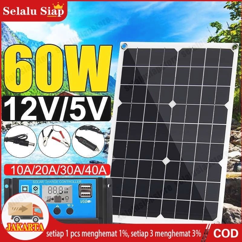 Jual Solar Panel / Solar Cell / Panel Surya 60wp Monocrystalline SOLAR PANEL SURYA PEMBANGKIT ...