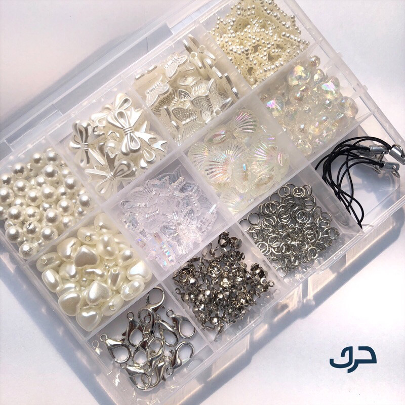 Jual manik shop Set PAKET MERONCE ANAK DIY KIT MANIK MOTE CINCIN GELANG STRAP PHONE DIY FREE ...