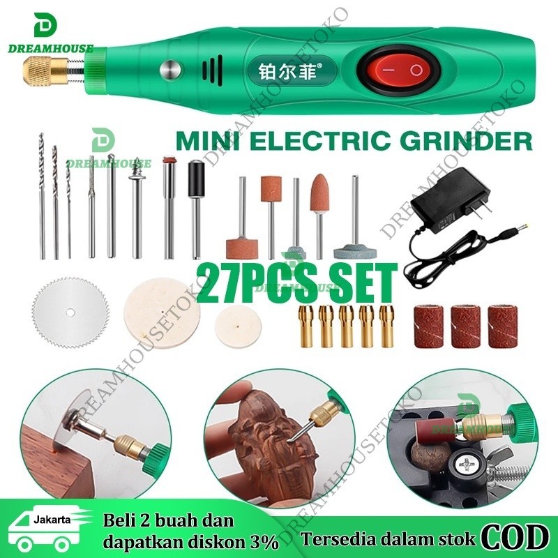 Jual 132/27pcs Bor mini grinder Bor mini grinder amplas bor Mini ...