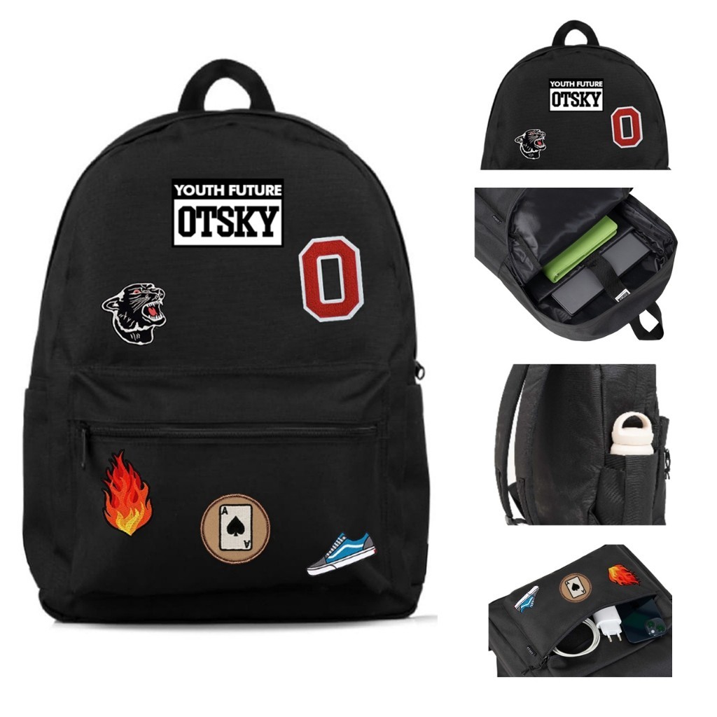 Jual ORIGINAL OTSKY TAS RANSEL BACKPACK (O) PRIA BORDIR SEKOLAH (2E ...