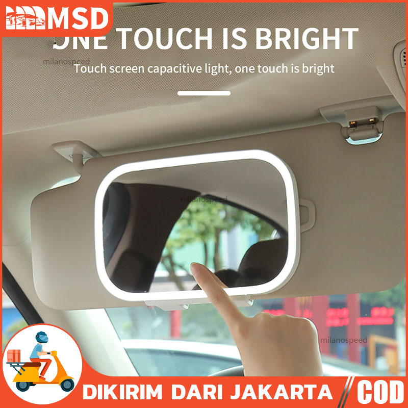 Jual (COD)Cermin Makeup Dengan Lampu Led Layar Sentuh Dapat Disesuaikan ...
