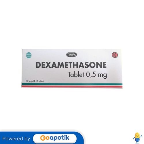 Jual Dexamethasone Trifa 0.5 Mg Box 100 Tablet | Shopee Indonesia