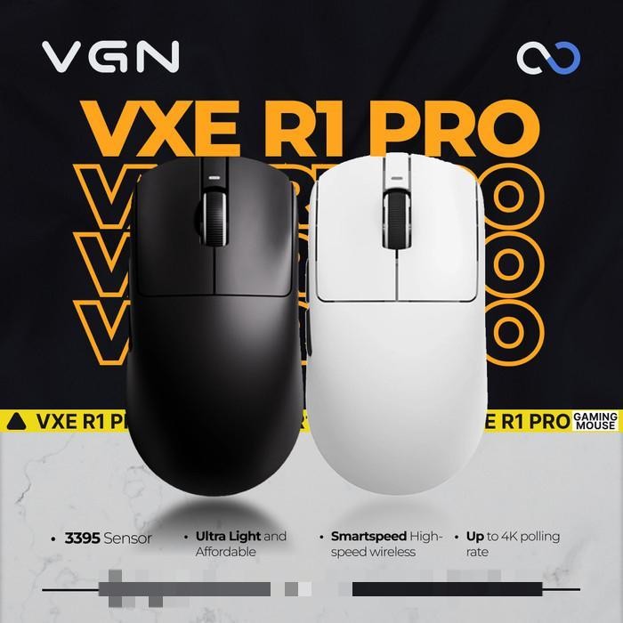 Jual VGN VXE R1 PRO 4K Wireless Light Weight Gaming Mouse | Shopee ...
