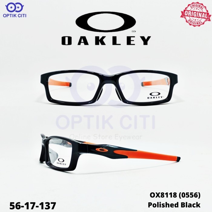 Jual frame kacamata pria original oakley crosslink OX 8118 Sporty ...