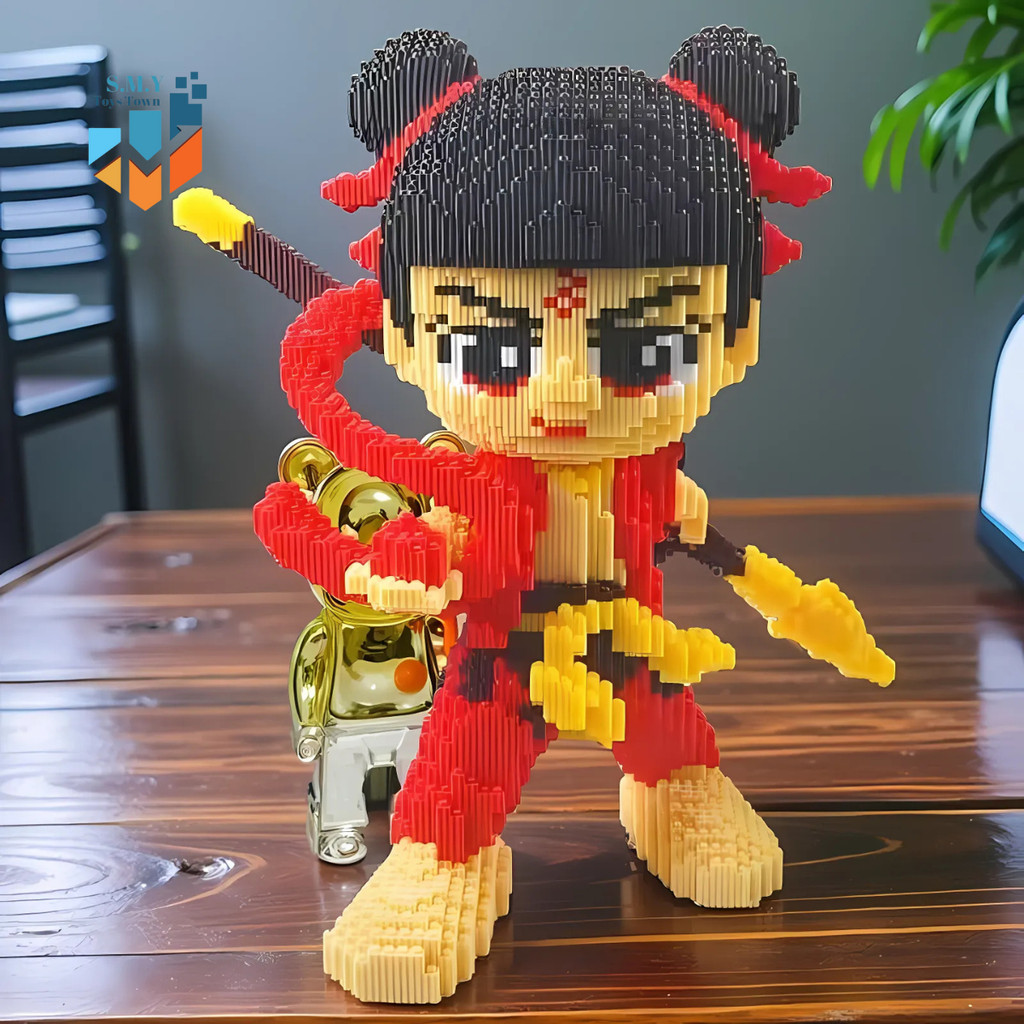 Jual SMY Toystown Dewa Nezha C Big Nano Block Bricks Mainan Balok Susun ...