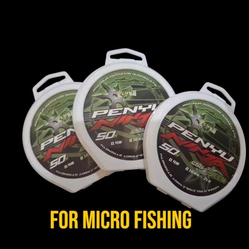 Jual Senar Penyu Ninja 50m untuk Micro Fishing | Shopee Indonesia