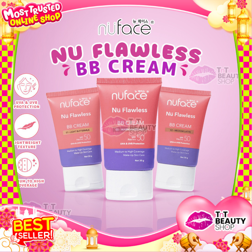 Jual SALE 8.8 Nuface Nu Flawless BB Cream Package Paket BB Cream Nu ...