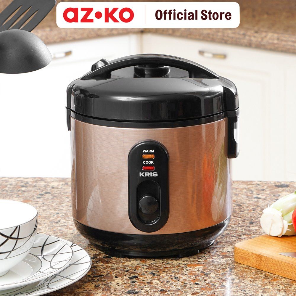 Jual AZKO Kris 1 ltr Rice Cooker Dengan Pot Stainless Steel Magic Jar ...