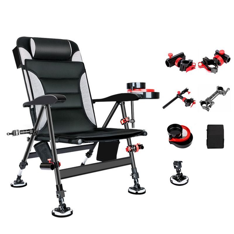 Jual Fishing Chair With Rod Holder Portable Folding Camp Chairs ...