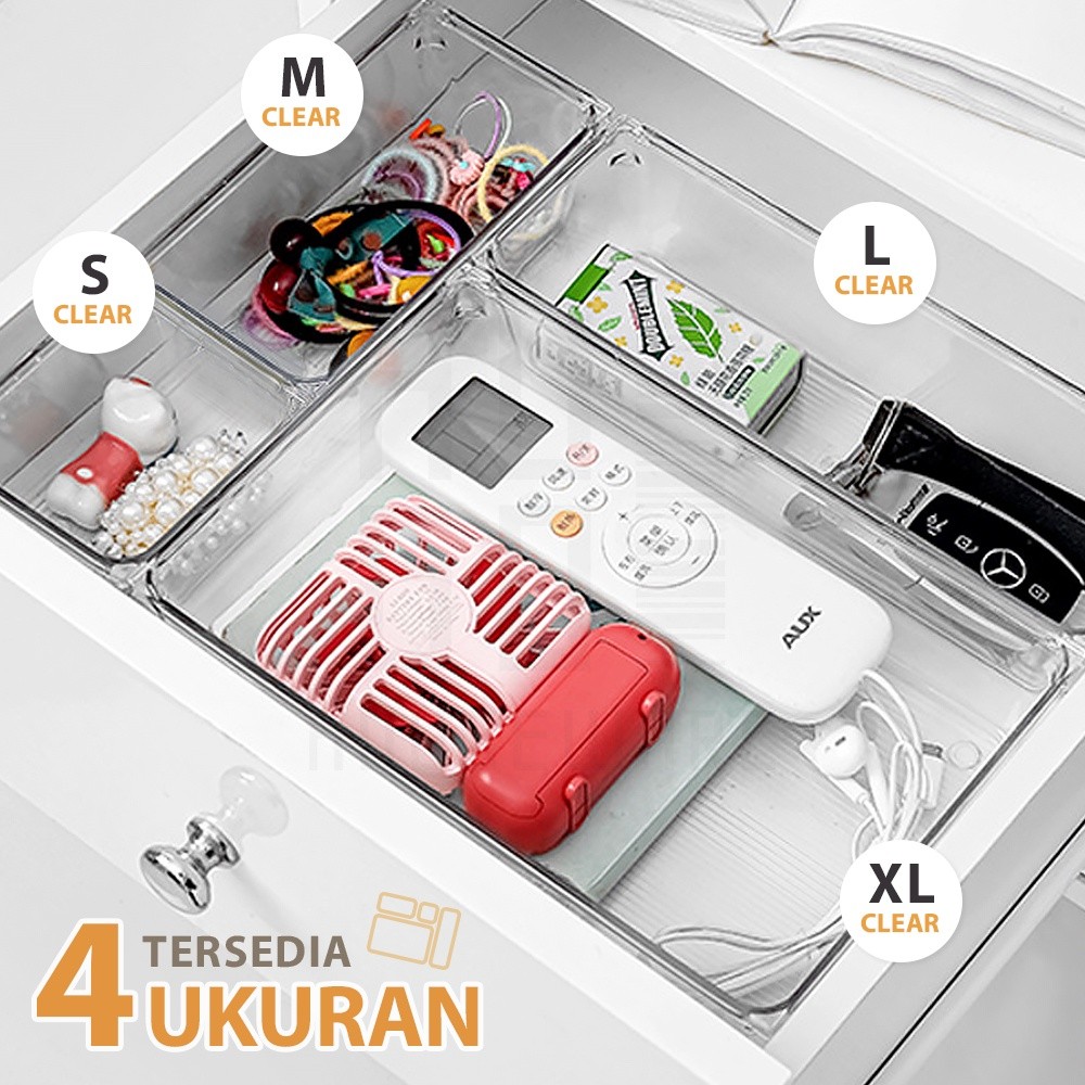 Jual Organizer Laci Sendok Garpu Sumpit / KOTAK Laci Dapur Bening ...