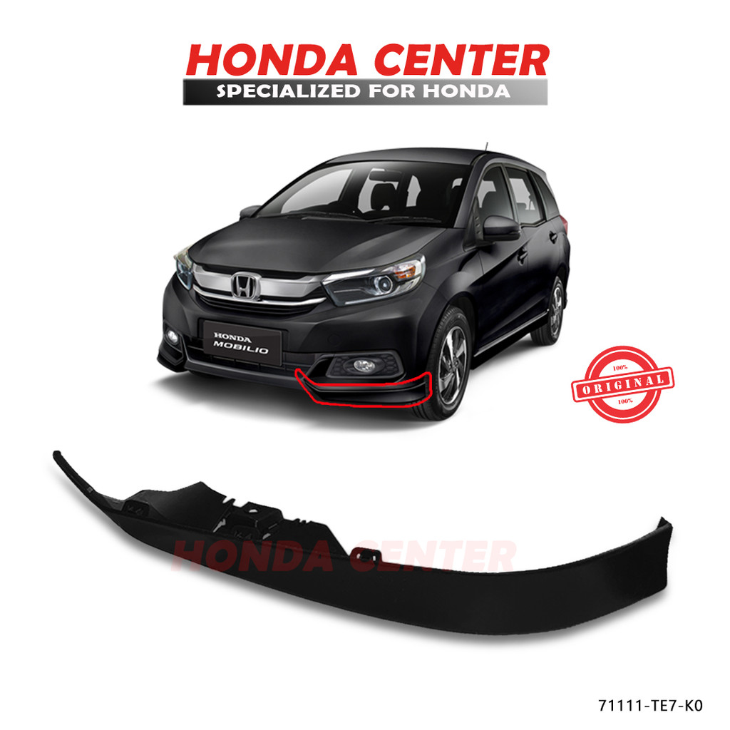 Jual Lips Spoiler Bumper Garnish Bemper Bodi Kit Honda Mobilio | Shopee ...